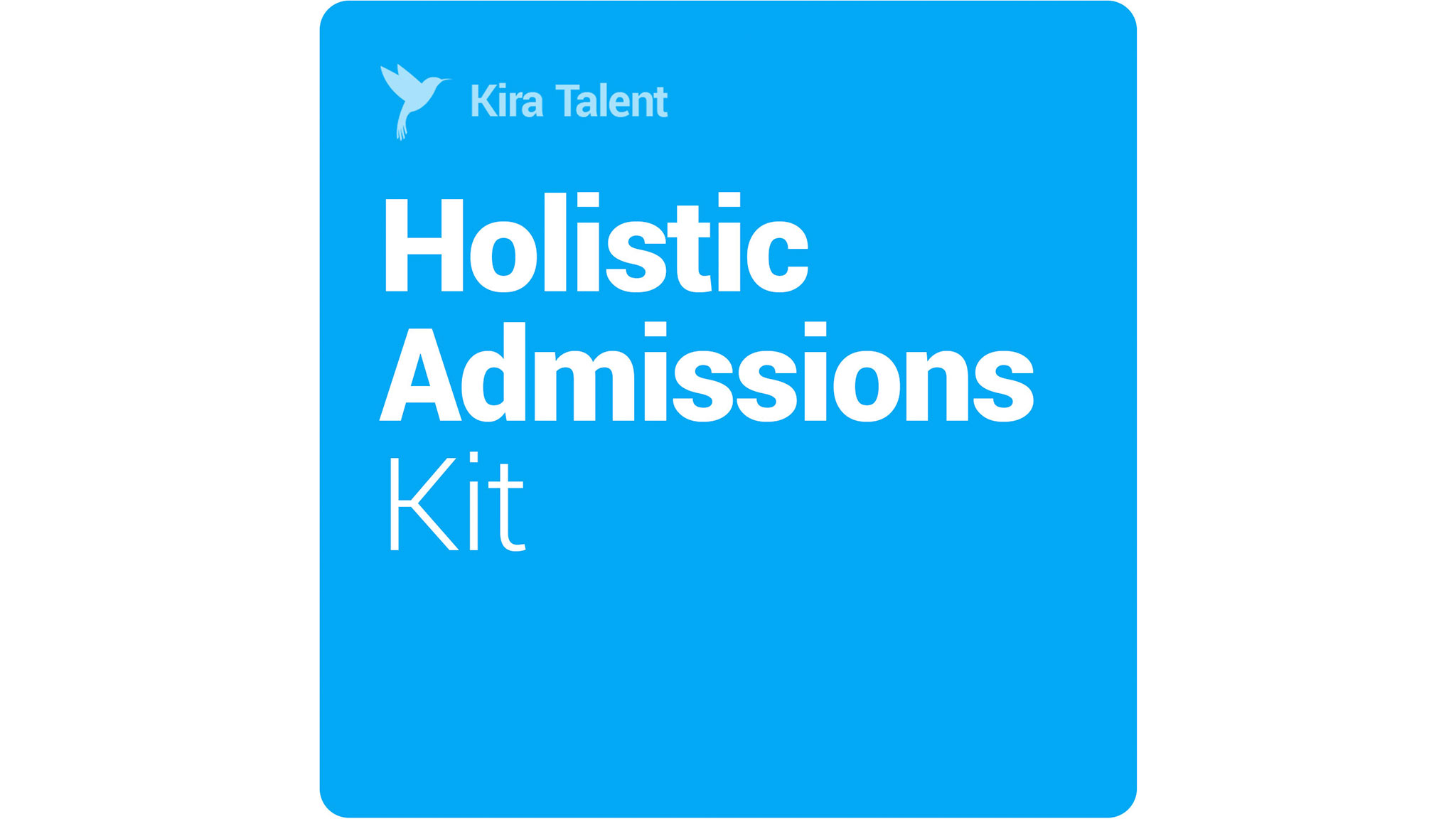Kira Talent | The world’s only holistic admissions solution for higher ...